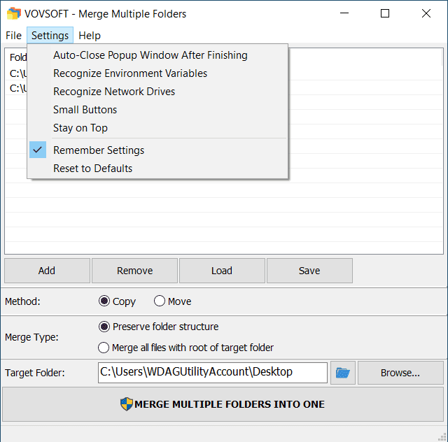 Merge Multiple Folders - скачать бесплатно Merge Multiple Folders 2.2 Merge Multiple Folders - скачать бесплатно Merge Multiple Folders 2.2