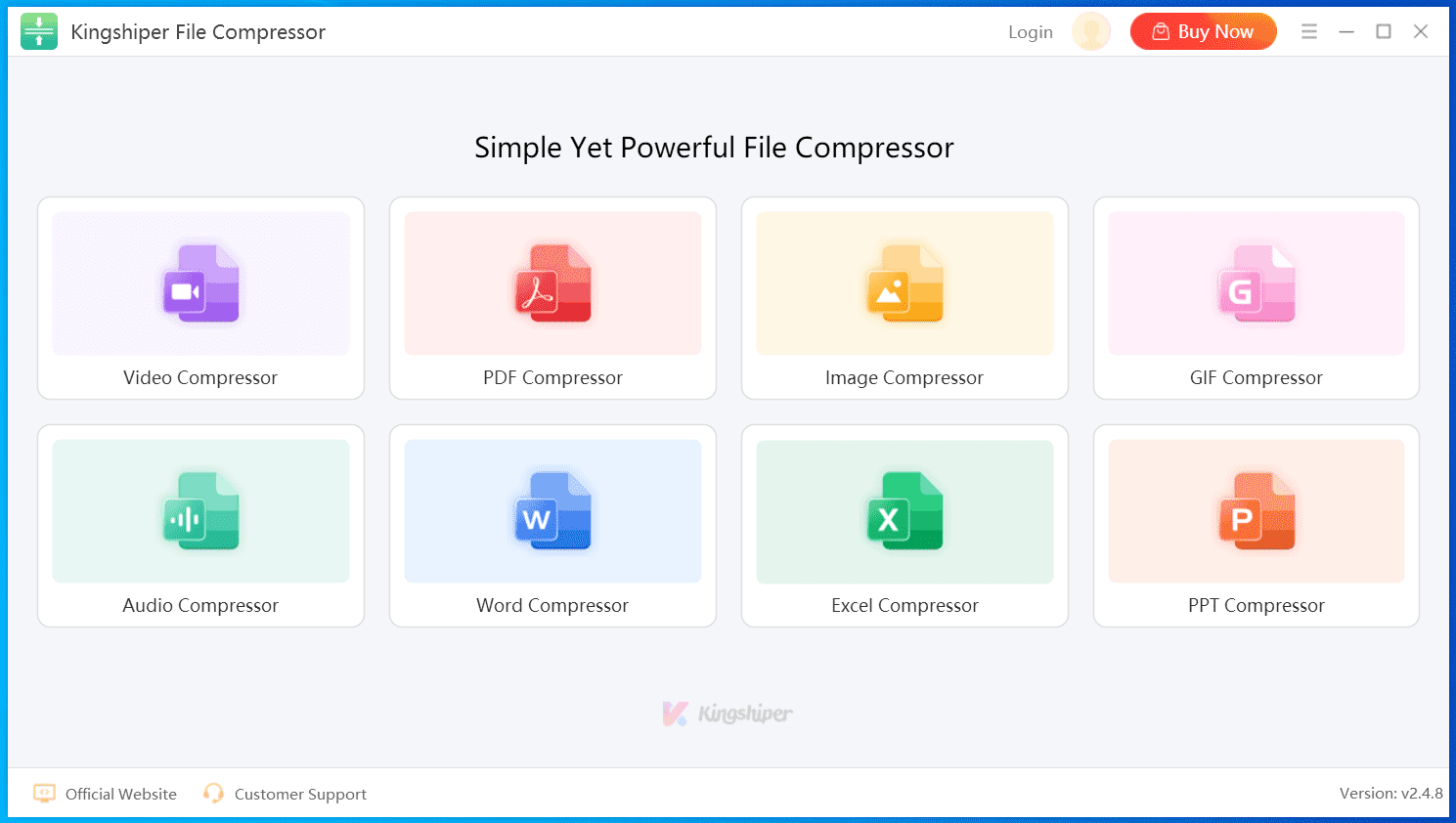 Kingshiper File Compressor - скачать бесплатно Kingshiper File Compressor 2.4.8