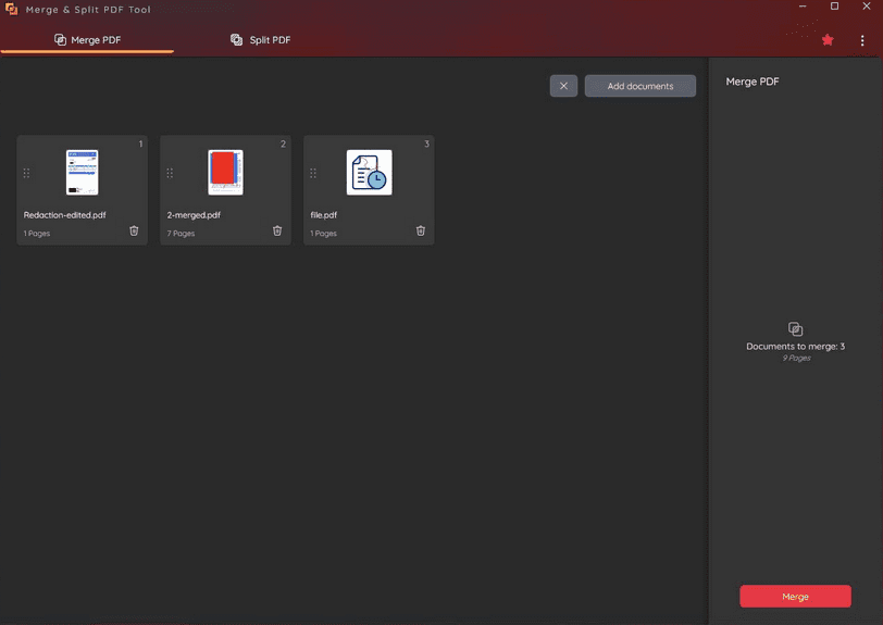 Merge & Split PDF Tool - скачать бесплатно Merge & Split PDF Tool 1.0.0.0