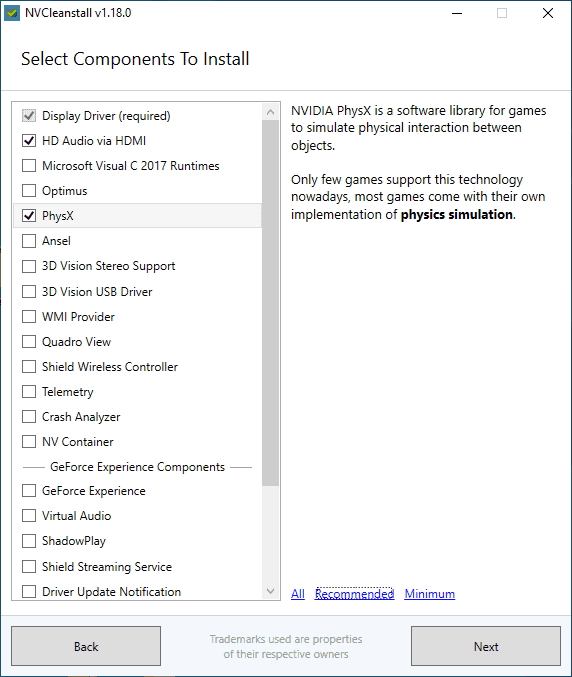 NVCleanstall - скачать бесплатно NVCleanstall 1.19.0